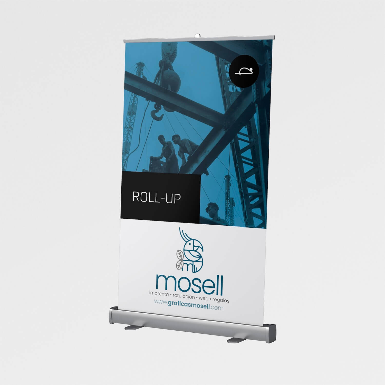 Roll Up (Soporte + Lona) - Gráficas Mosell